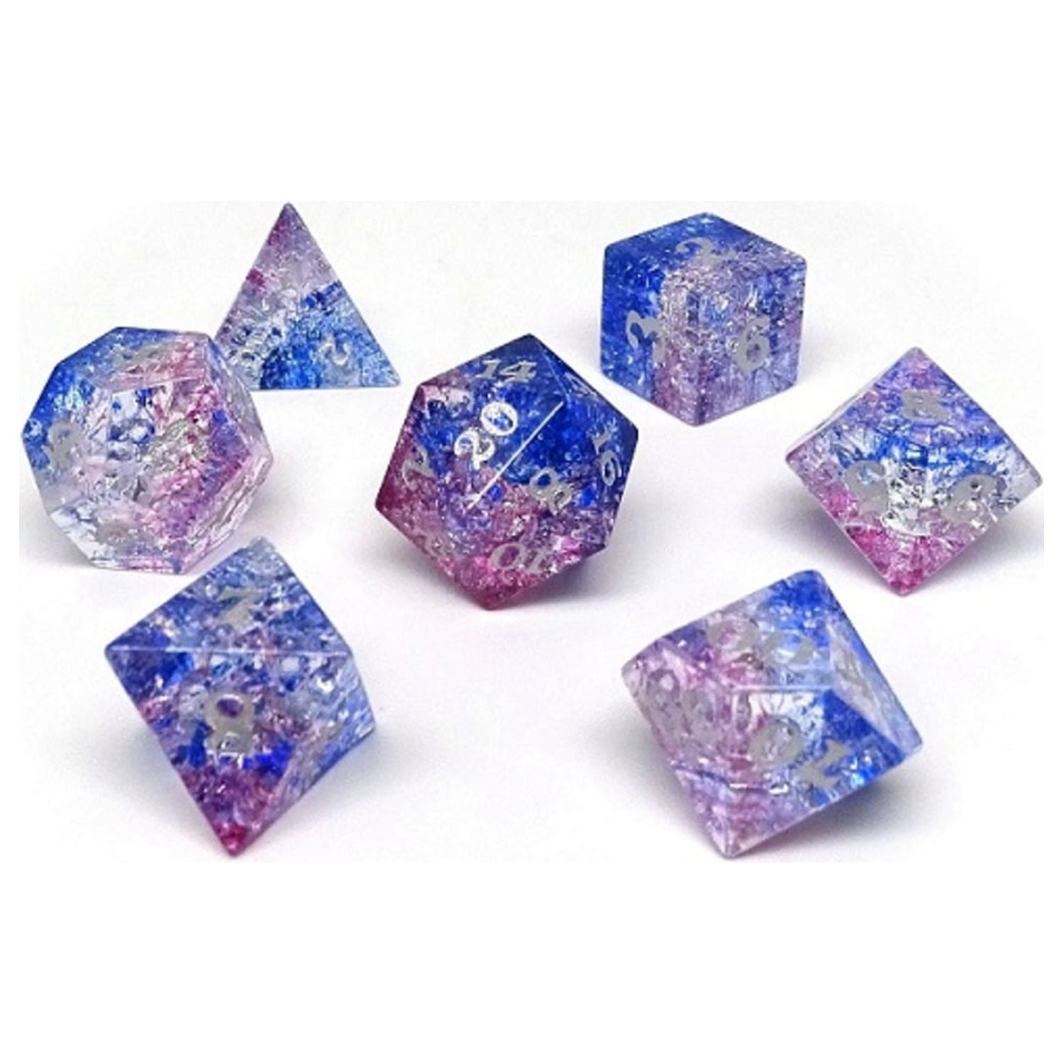 Easy Roller Dice Cosmic Nebula w/Silver (7) New - Walmart.com