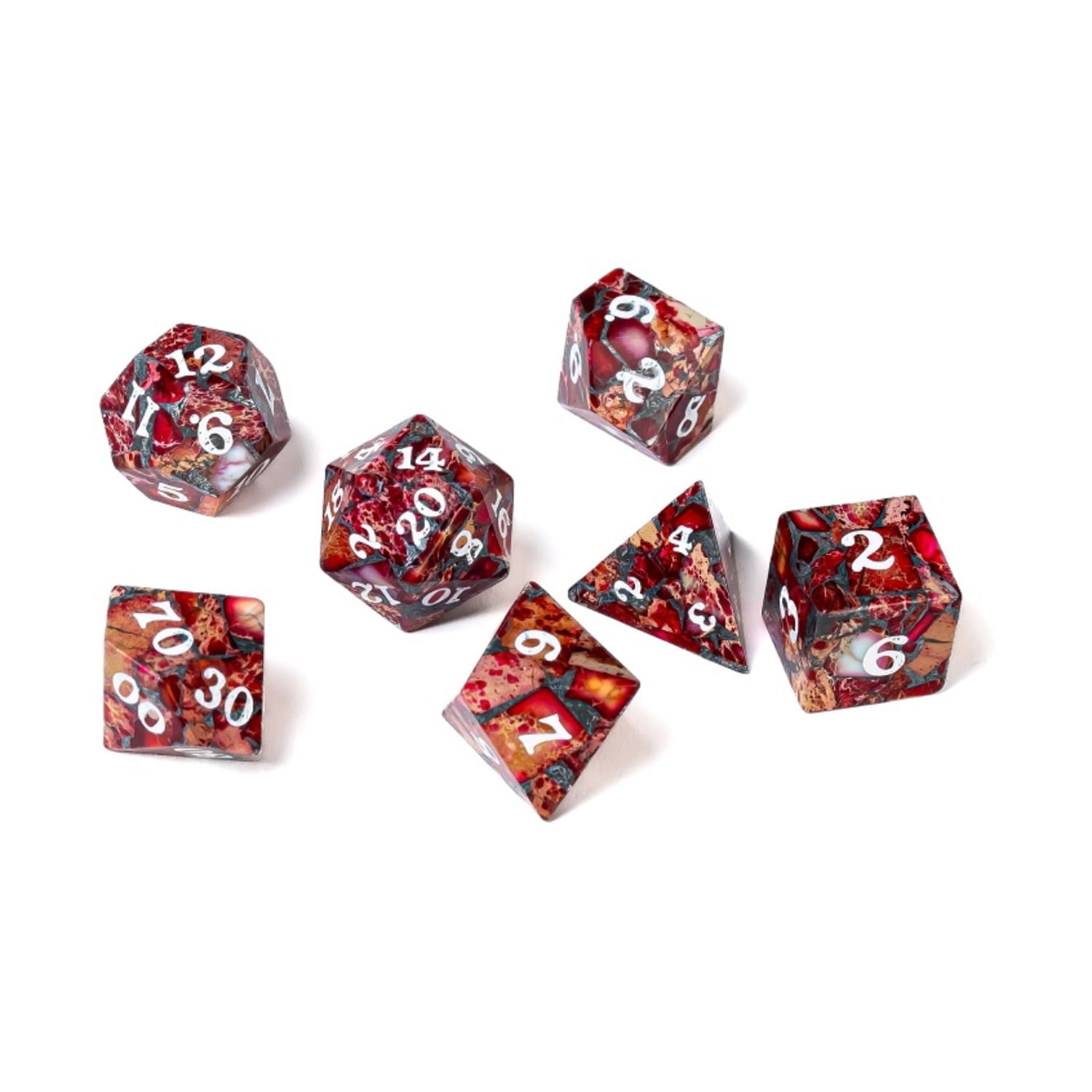 Easy Roller Dice Poly Set - Infernal Blaze (7) New - Walmart.com