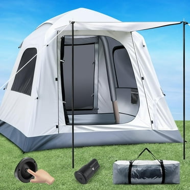 UNISTRONGH 6/8-Person Inflatable Glamping Tent with Hand Pump - Walmart.com