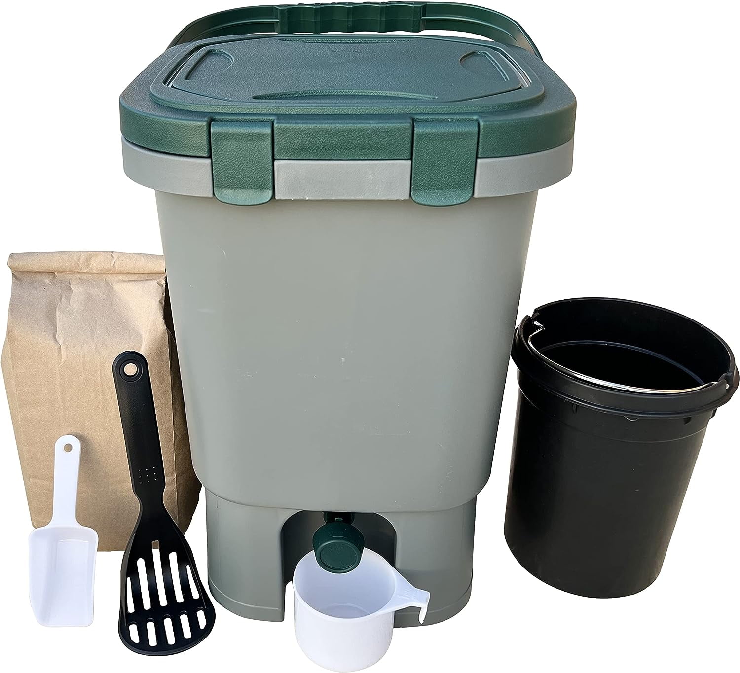 Easy Snap Lid Bokashi Compost Kit - Walmart.com