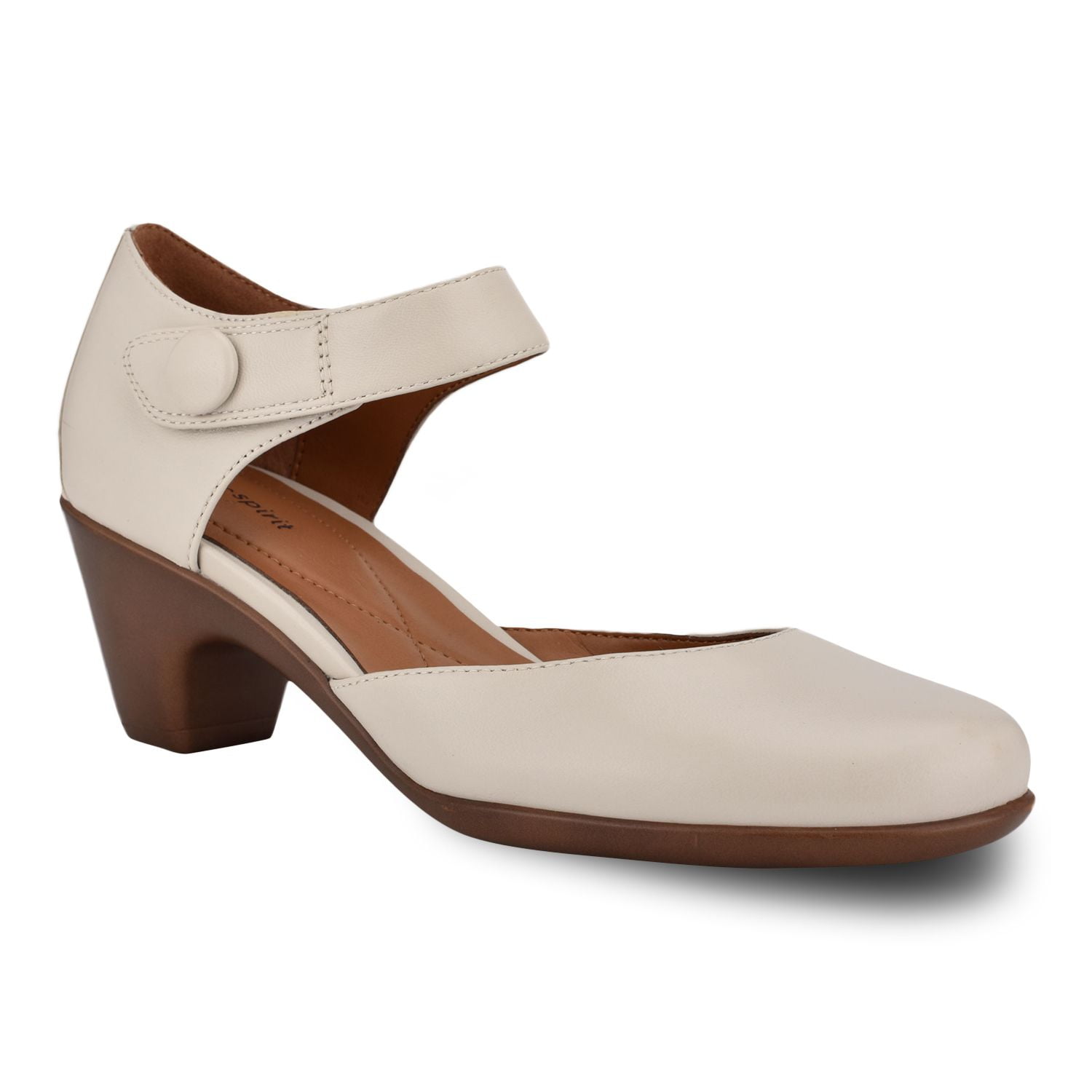 Easy Spirit Clarice Women's Heels Color: Ivory Size: 6.5 - Walmart.com