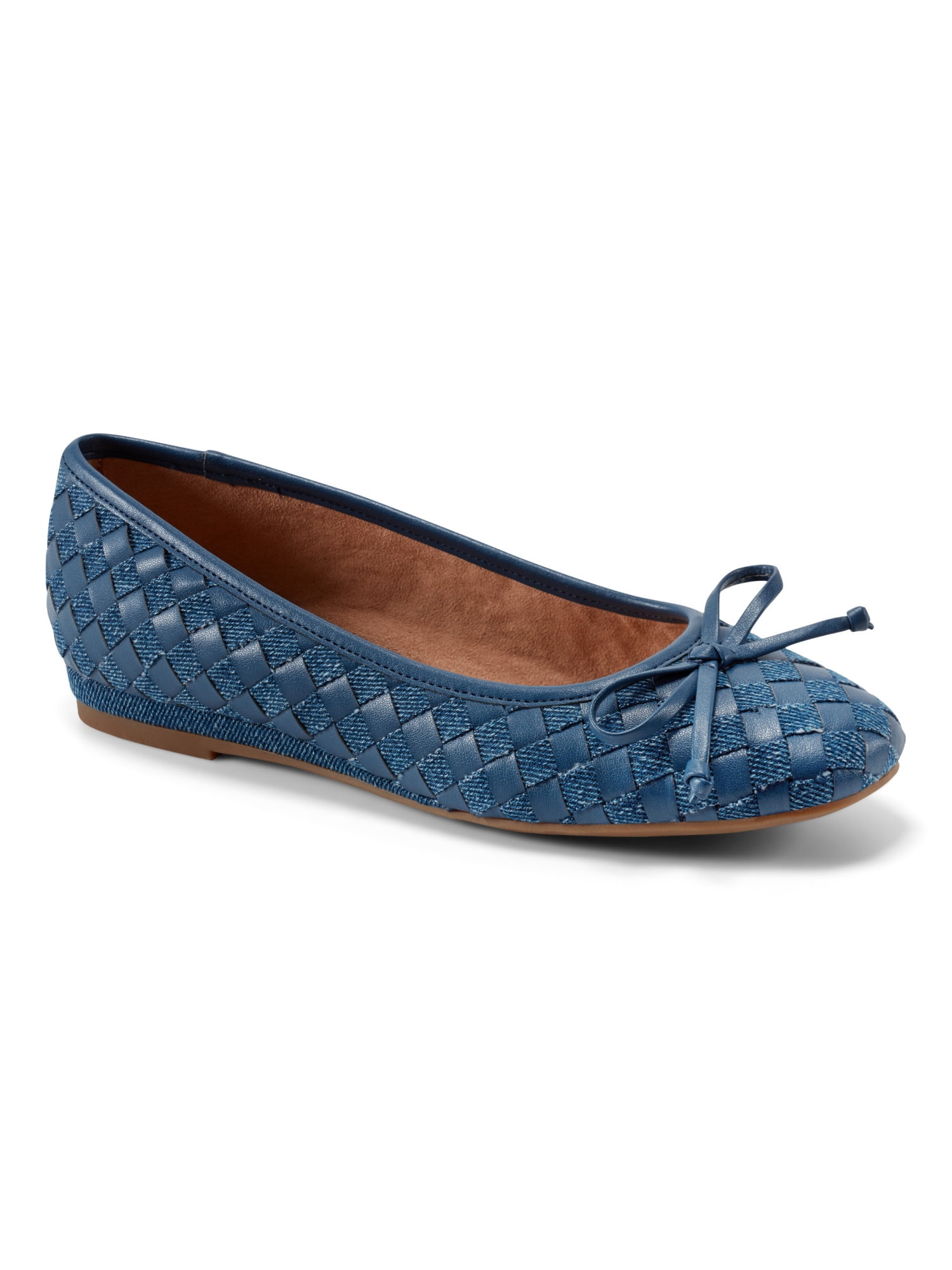 Easy Spirit Women's Dayanna Woven Ballet Flat - Walmart.com