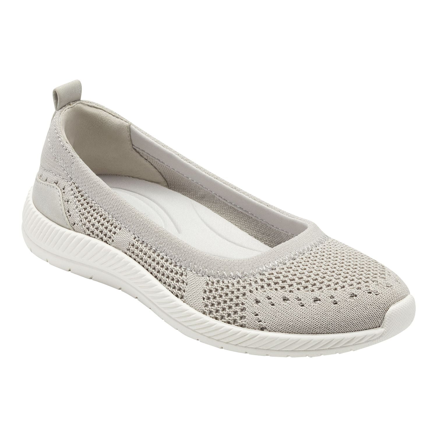 Easy Spirit Glitz Women's Skimmer Flats Color: Silver Gray Size: 9.5 XW ...