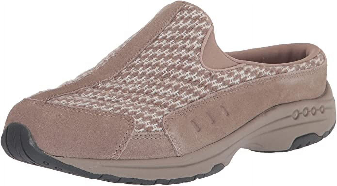 Easy Spirit Travel Time Slip On Mule Clog Grey Taupe Open Back Slide ...