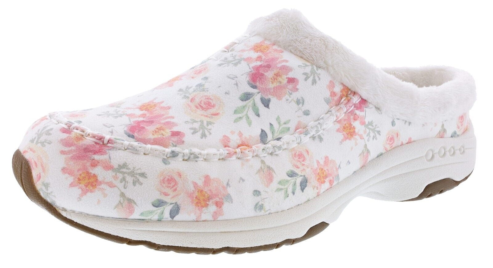 Easy Spirit Women's Travelfurr 2 Wide Width Mule Clogs for Walking and ...