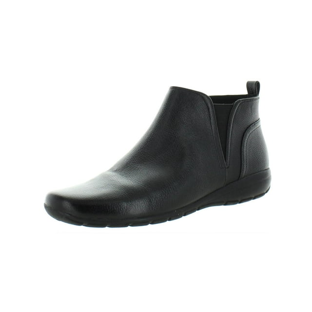 Easy Spirit Womens Aerial Zipper Leather Ankle Boots - Walmart.com