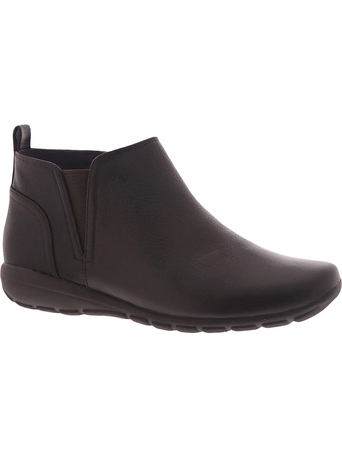 Easy Spirit Womens Aerial Leather Low Heel Ankle Boots - Walmart.com