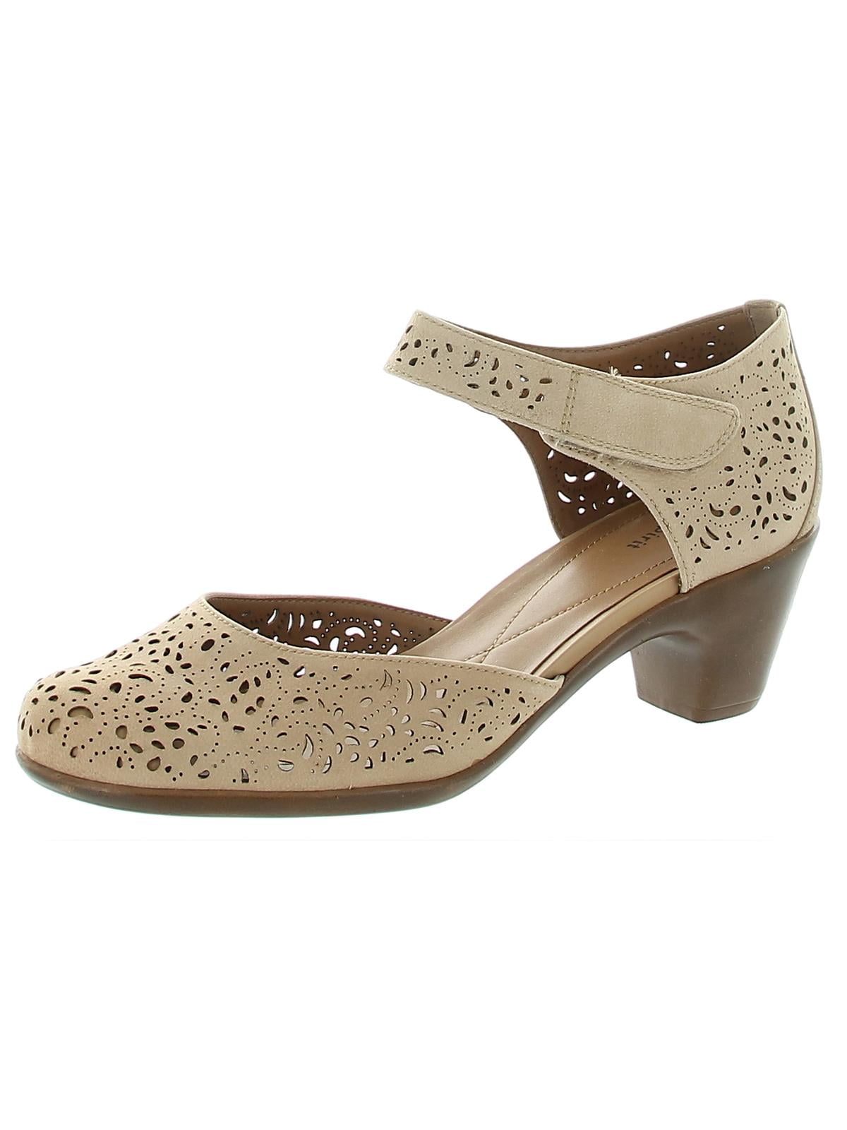 Easy Spirit Womens Cindie Leather Dressy Pumps - Walmart.com