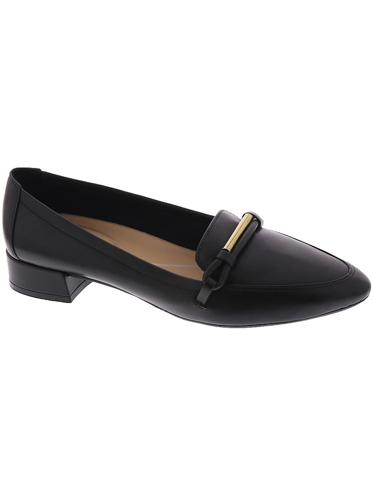 Easy Spirit Womens Clarina Leather Loafers - Walmart.com