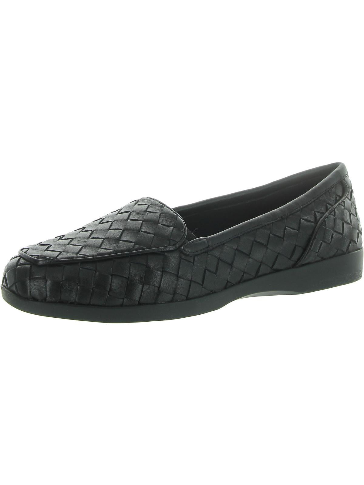 Easy Spirit Womens Devitt 19 Leather Slip-On Ballet Flats - Walmart.com