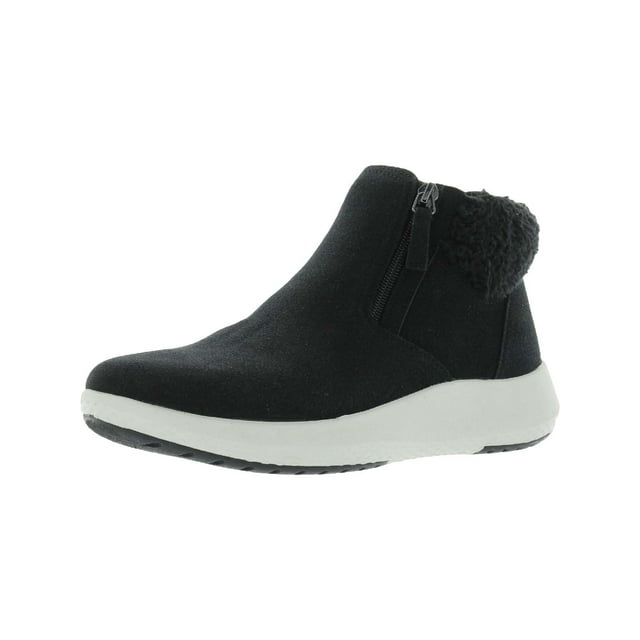 Easy Spirit Womens Elin 3 Faux Leather Double Zipper Ankle Boots ...