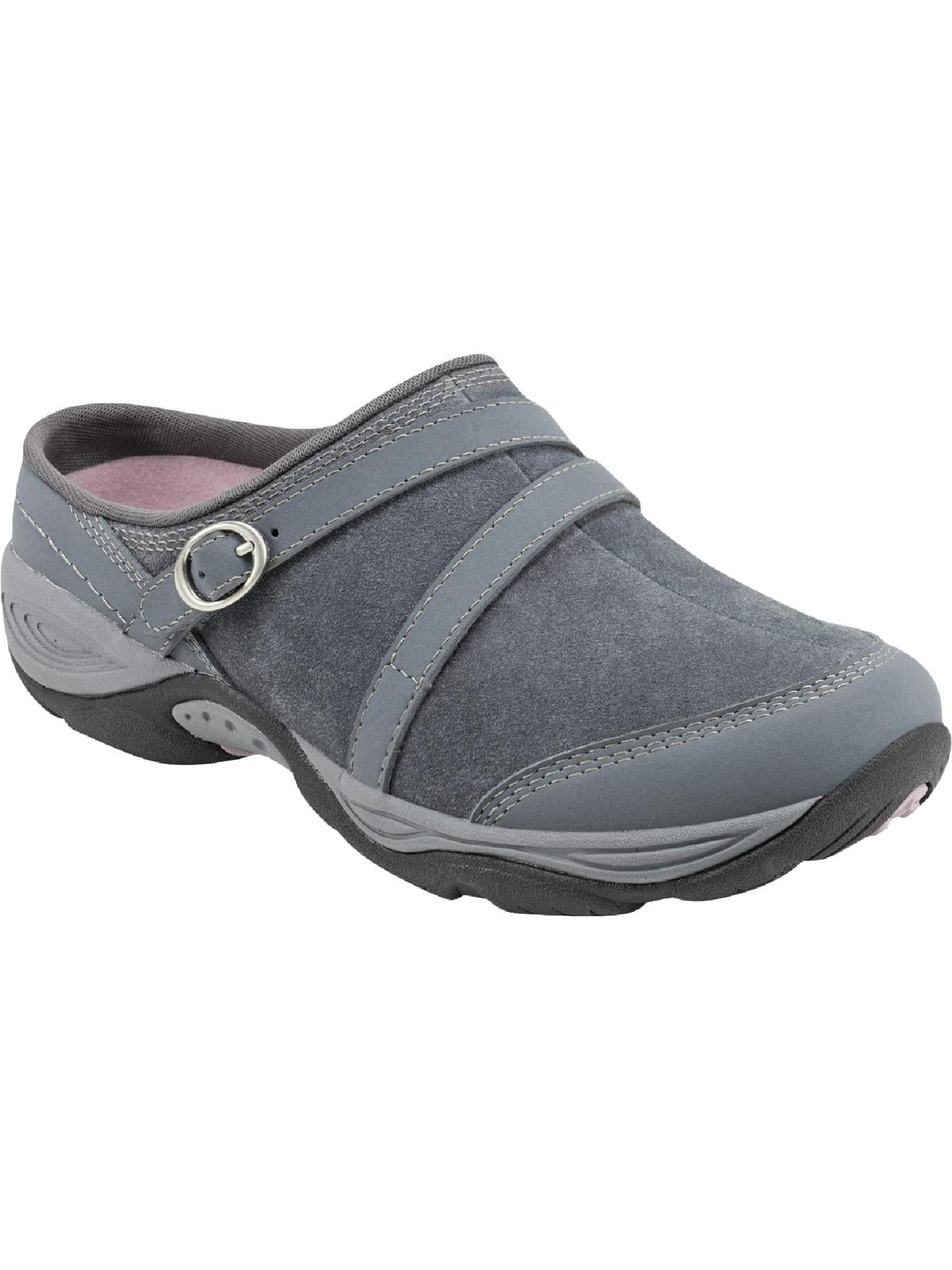 Easy Spirit Womens Equinox Suede Slip On Loafer Slides - Walmart.com