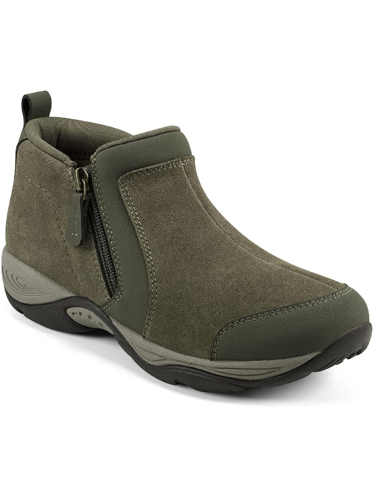 Easy Spirit Womens Evony Suede Round Toe Ankle Boots - Walmart.com
