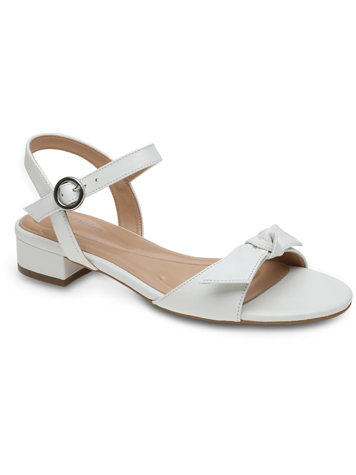 Easy Spirit Womens Ginova Leather Ankle Strap Heels - Walmart.com