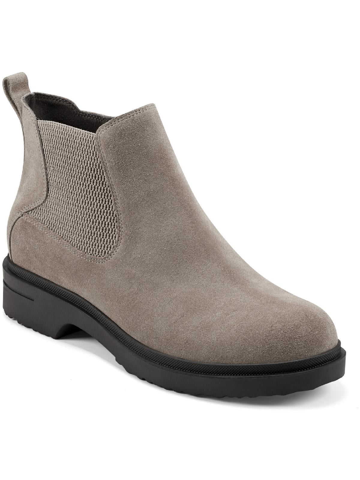 Easy Spirit Womens Grasp Suede Round Toe Chelsea Boots - Walmart.com
