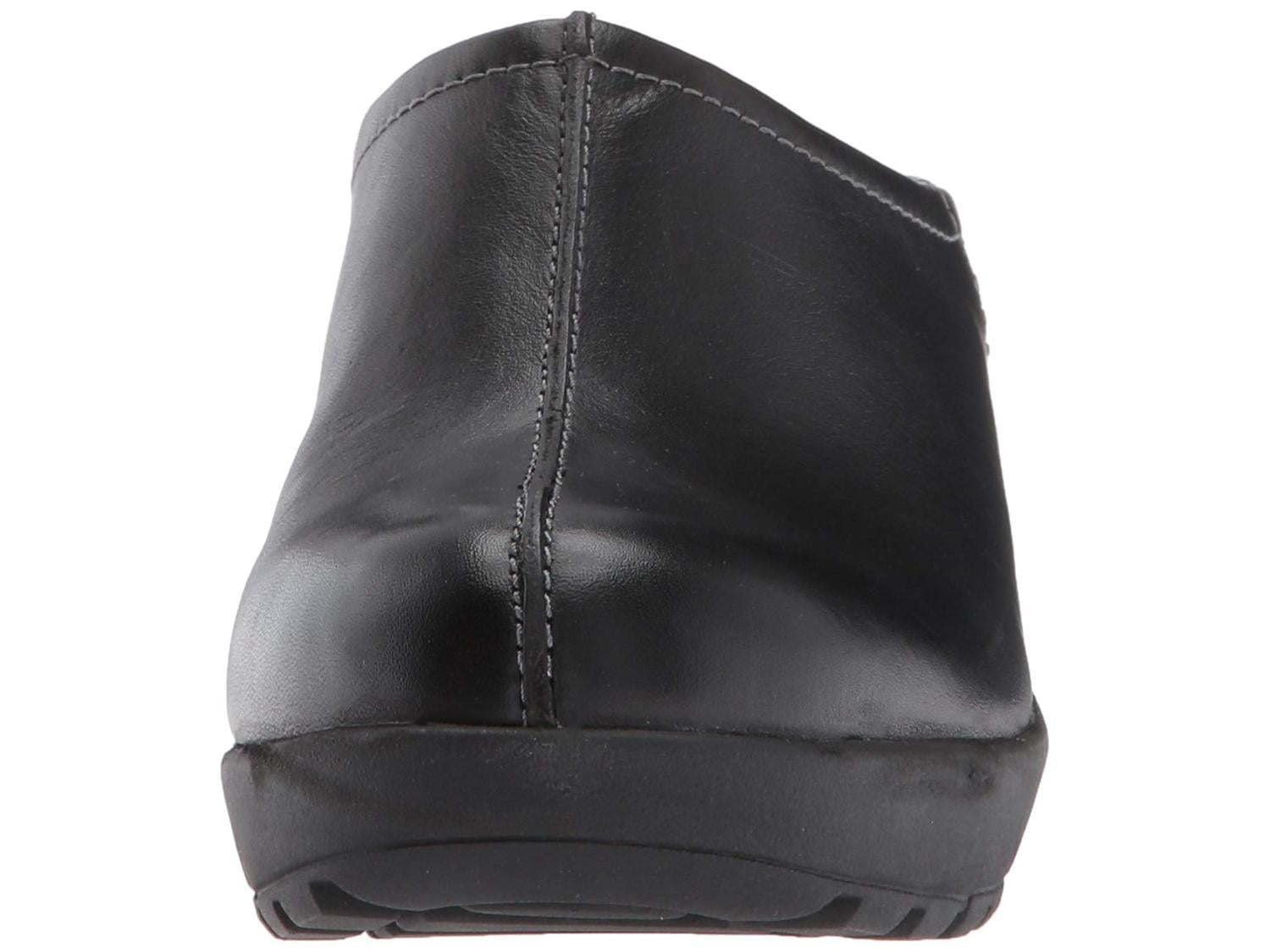 Easy Spirit Womens Jaiva Leather Round Toe Clogs - Walmart.com