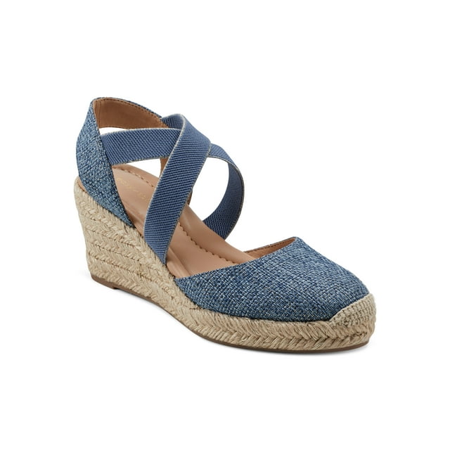 Easy Spirit Womens MEZA 2 Cushioned Footbed Laceless Wedge Sandals ...