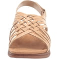 Easy Spirit Womens Mar Leather Slingback Flat Sandals - Walmart.com