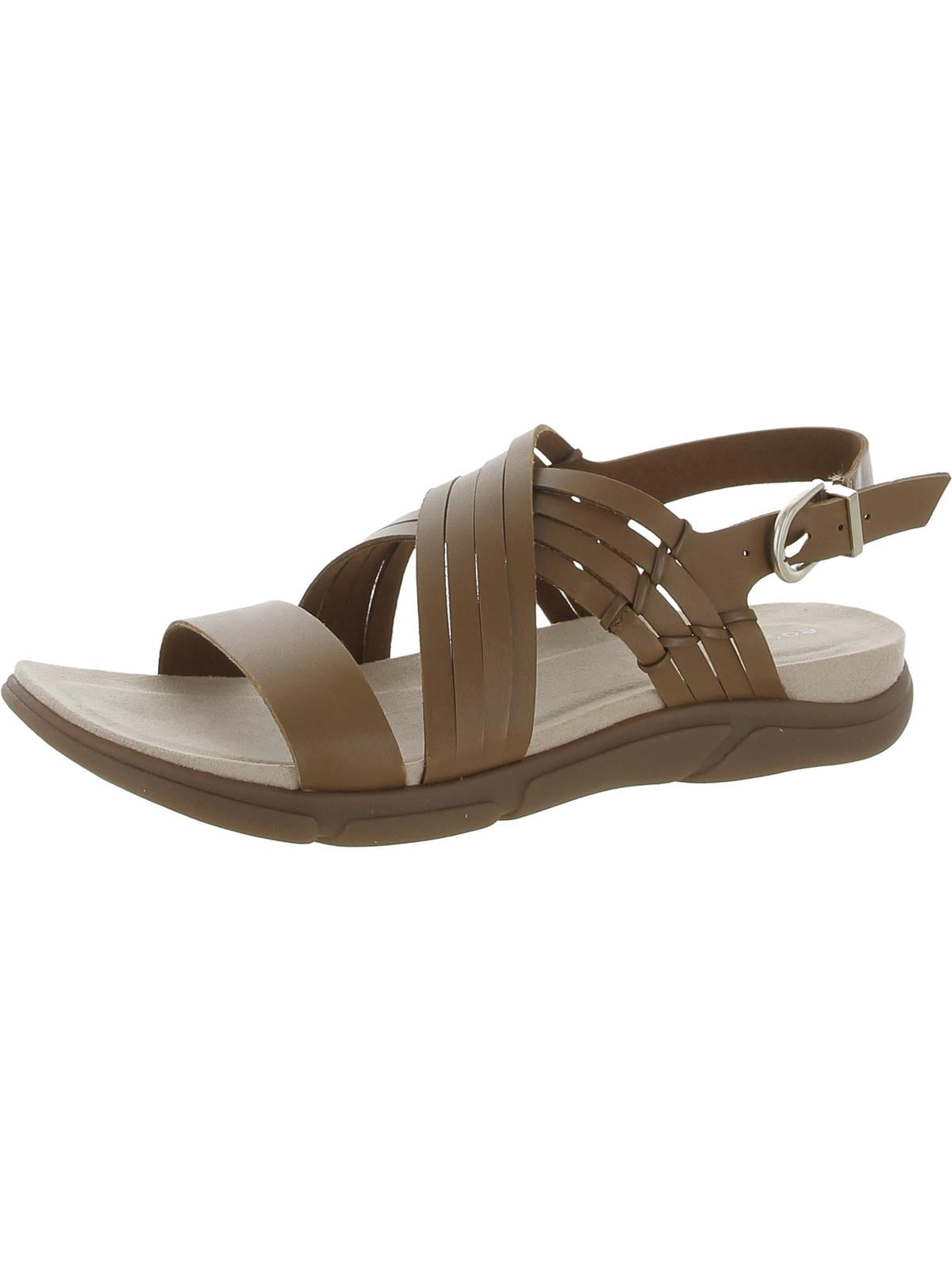 Easy Spirit Womens Marlis Leather Padded Sole Slingback Sandals ...