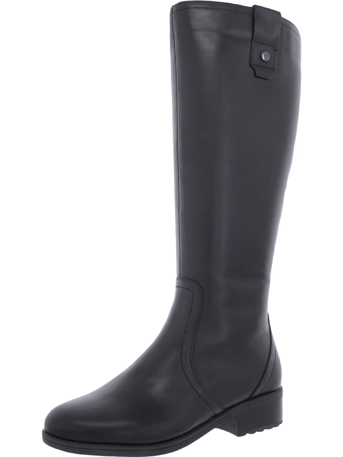 Easy Spirit Womens Rhonda Leather Block Heel Knee-High Boots - Walmart.com