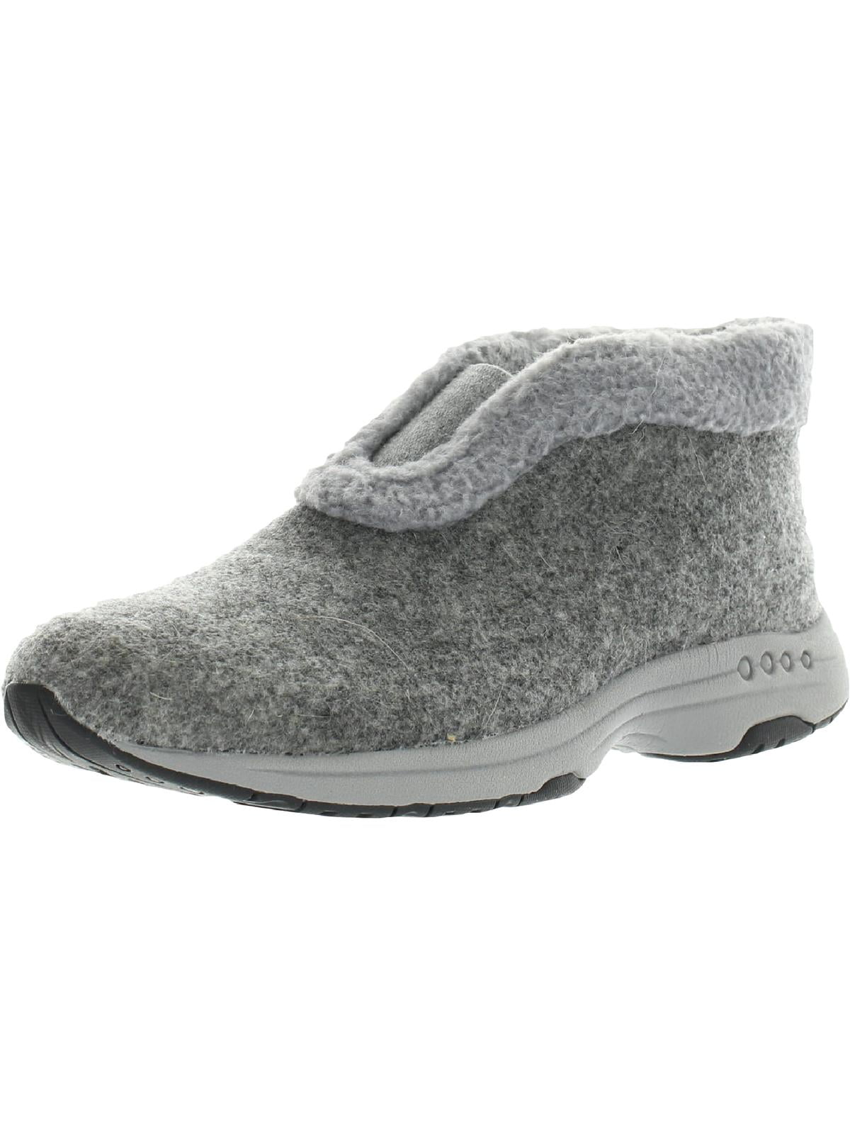 Easy Spirit Womens Treepose 2 Faux Fur Lined Bootie Slippers - Walmart.com