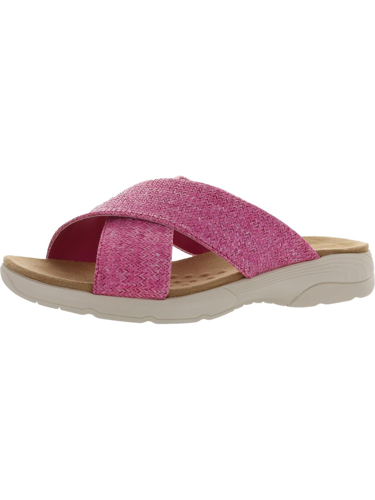 Easy Spirit Womens Taite 2 Cushioned Footbed Woven Slide Sandals ...