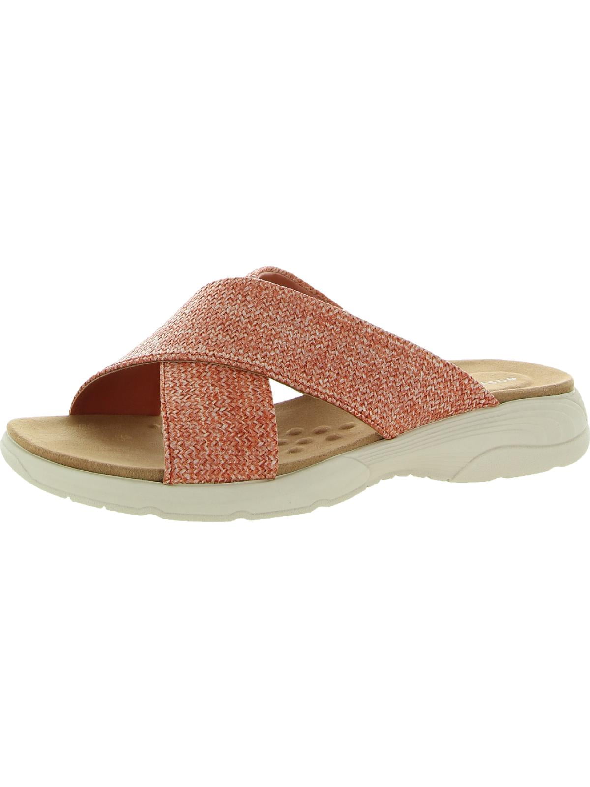 Easy Spirit Womens Taite 2 Woven Slip On Slide Sandals - Walmart.com