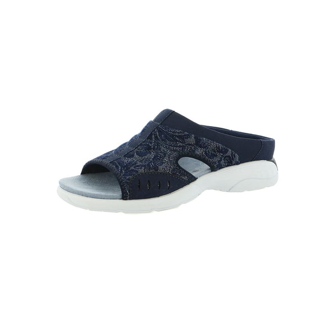 Easy Spirit Womens Traciee 2 Open Toe Comfort Slide Sandals - Walmart.com