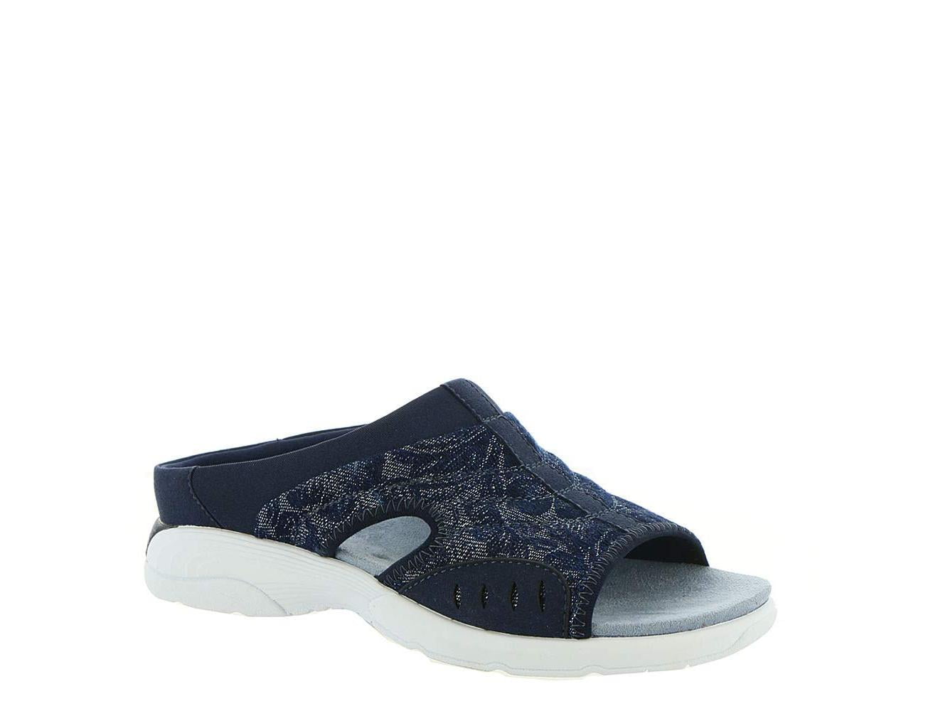Easy Spirit Womens Traciee2 Open Toe Casual Slide Sandals - Walmart.com