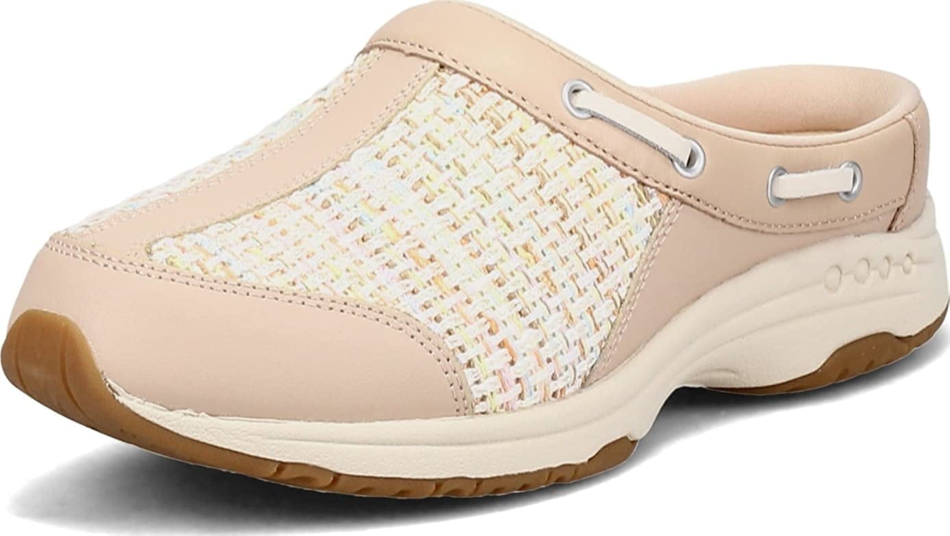 Easy Spirit Womens Travelport Mule 6 Wide Malt-vanilla-multi - Walmart.com