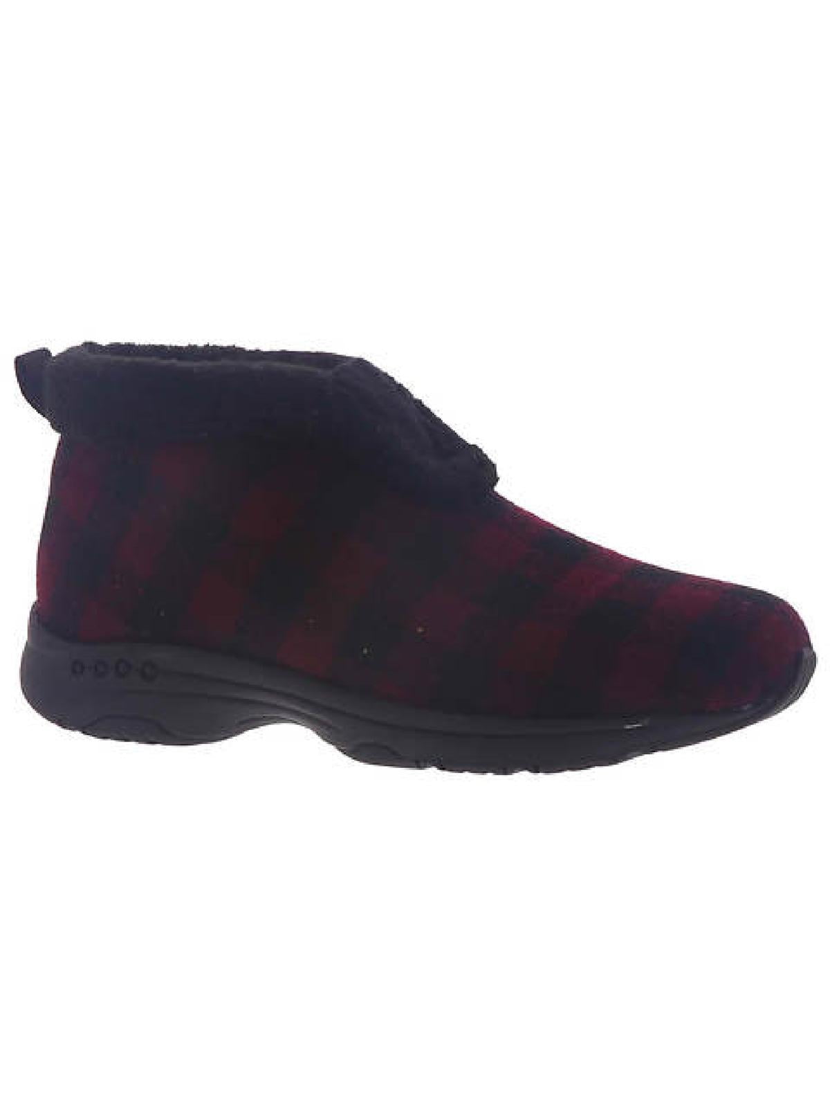 Easy Spirit Womens Treepose 2 Faux Fur Lined Bootie Slippers - Walmart.com