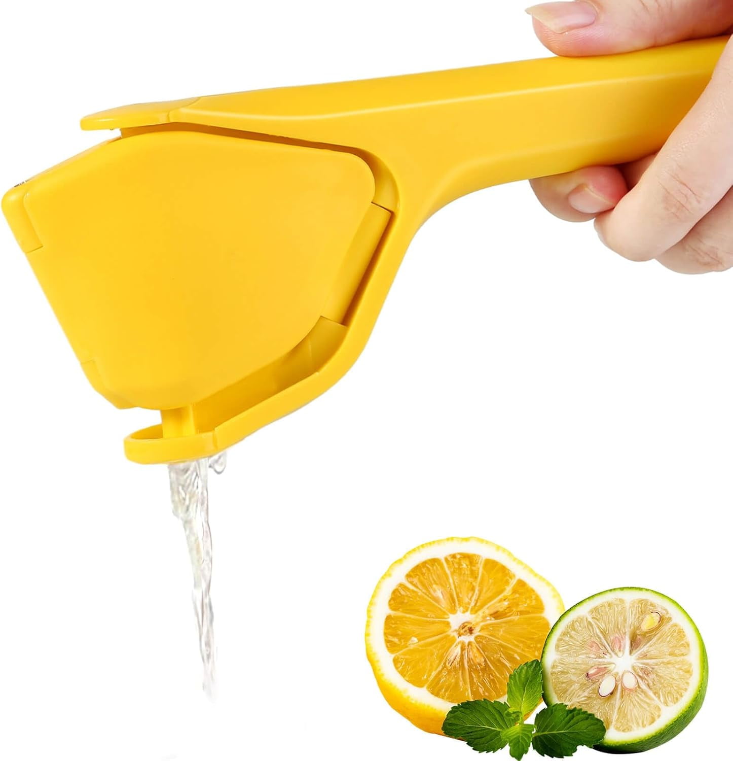 Easy-Squeeze Fold-Flat Lemon Squeezer Food-Grade Plastic Citrus Juicer ...