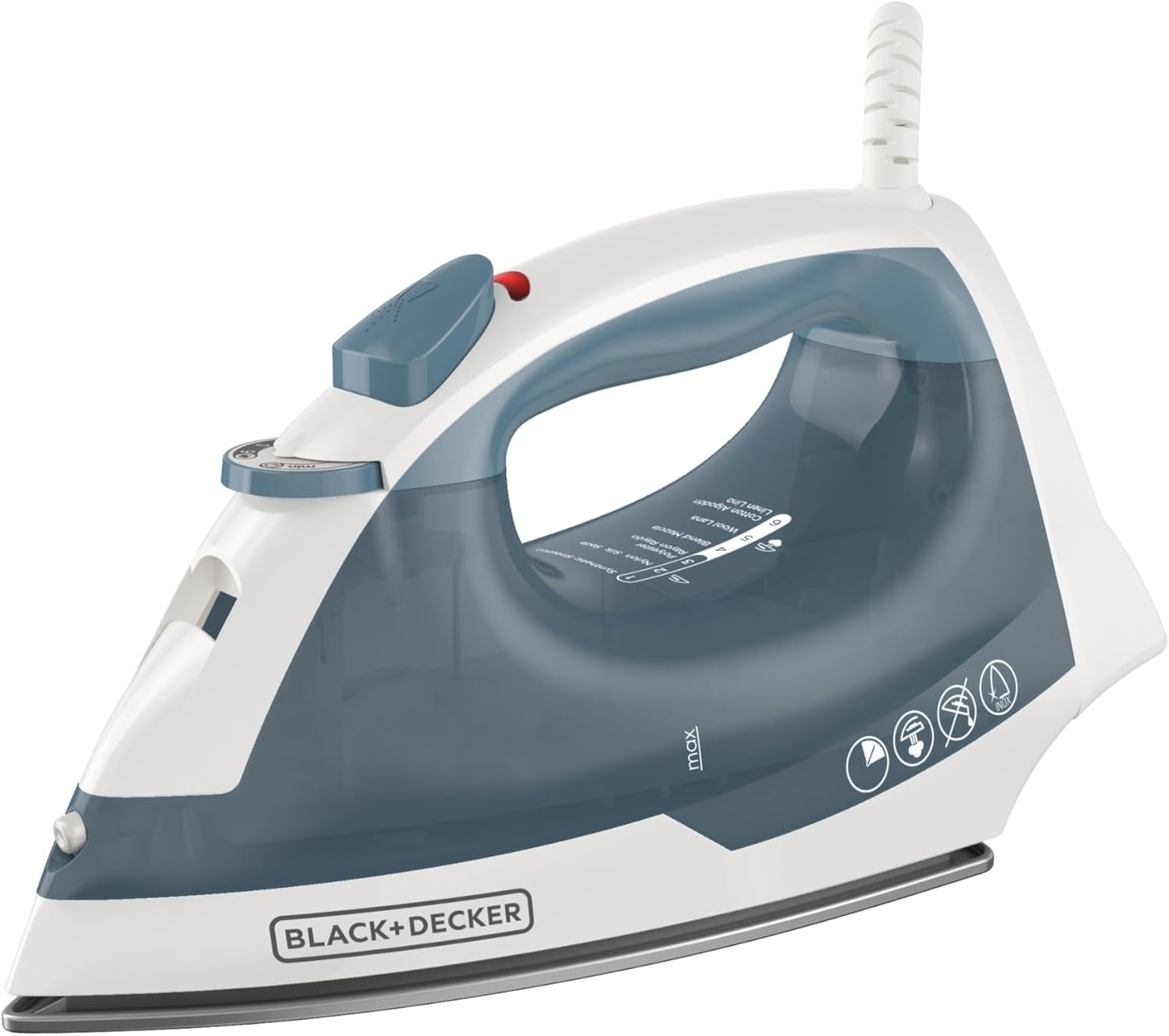 Easy Steam Compact Iron for Clothes, Automatic Shutoff, Nonstick Plate ...