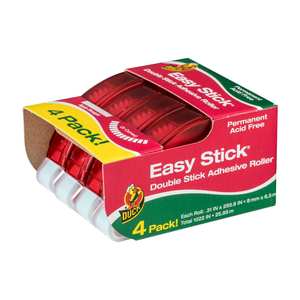 Easy-Stick Double Stick Adhesive Dispensers Permanent 4/Pkg-.33"X21.3 ...