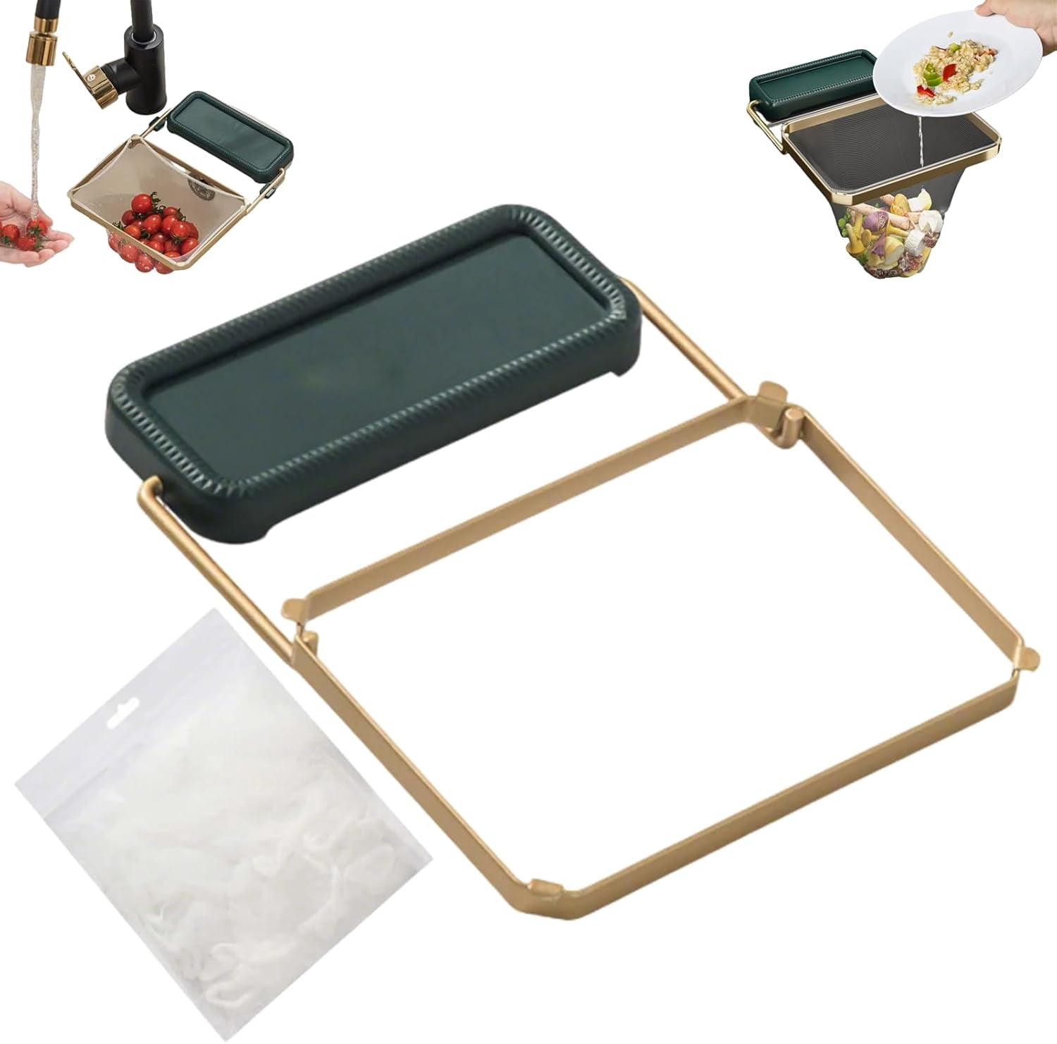 Easy Strainer for Sink, Easy Strainer, 100 Disposable Mesh Bags | Food ...