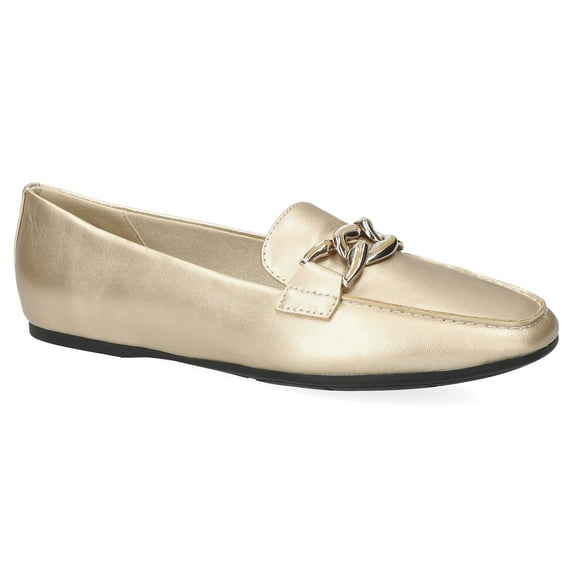 Easy Street Femi Women's Square Toe Flats Color: Champagne Size: 9.5 ...