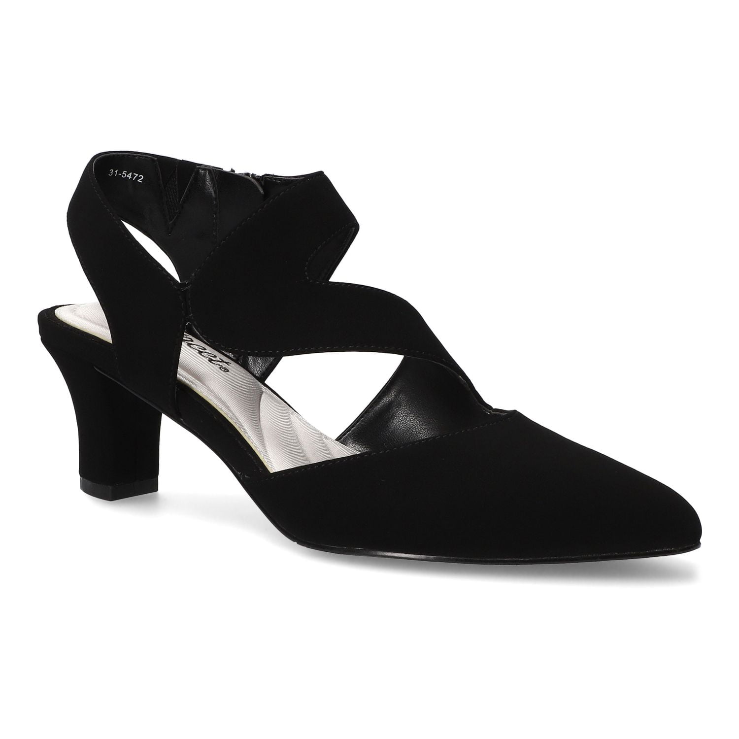 Easy Street Venue Women's Asymmetrical High Heels Color: Black Lamy ...