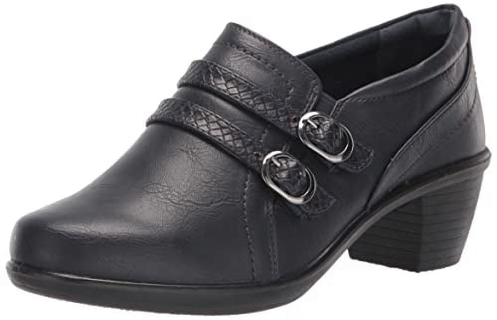 Easy Street Women's Stroll Double Buckle Fashion Boot Navy 8.5 Pair of ...