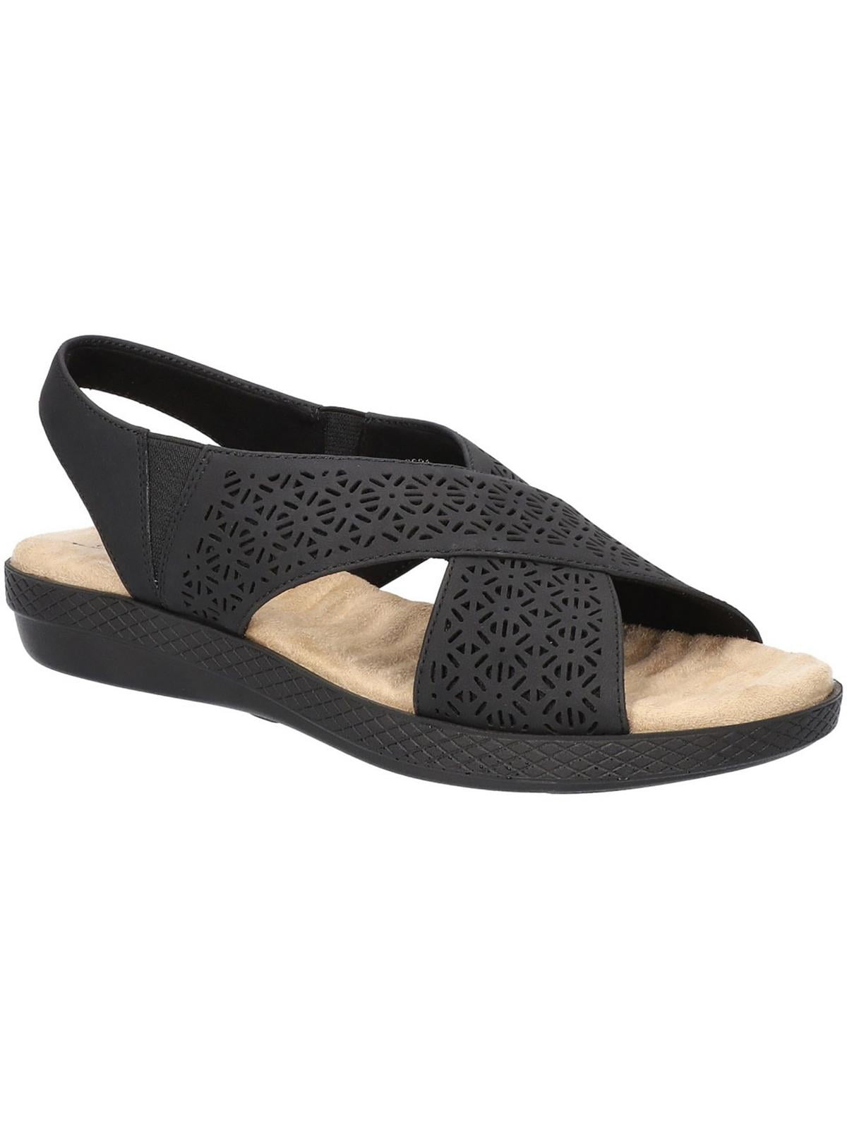 Easy Street Womens Claudia Slip On Open Toe Slingback Sandals - Walmart.com