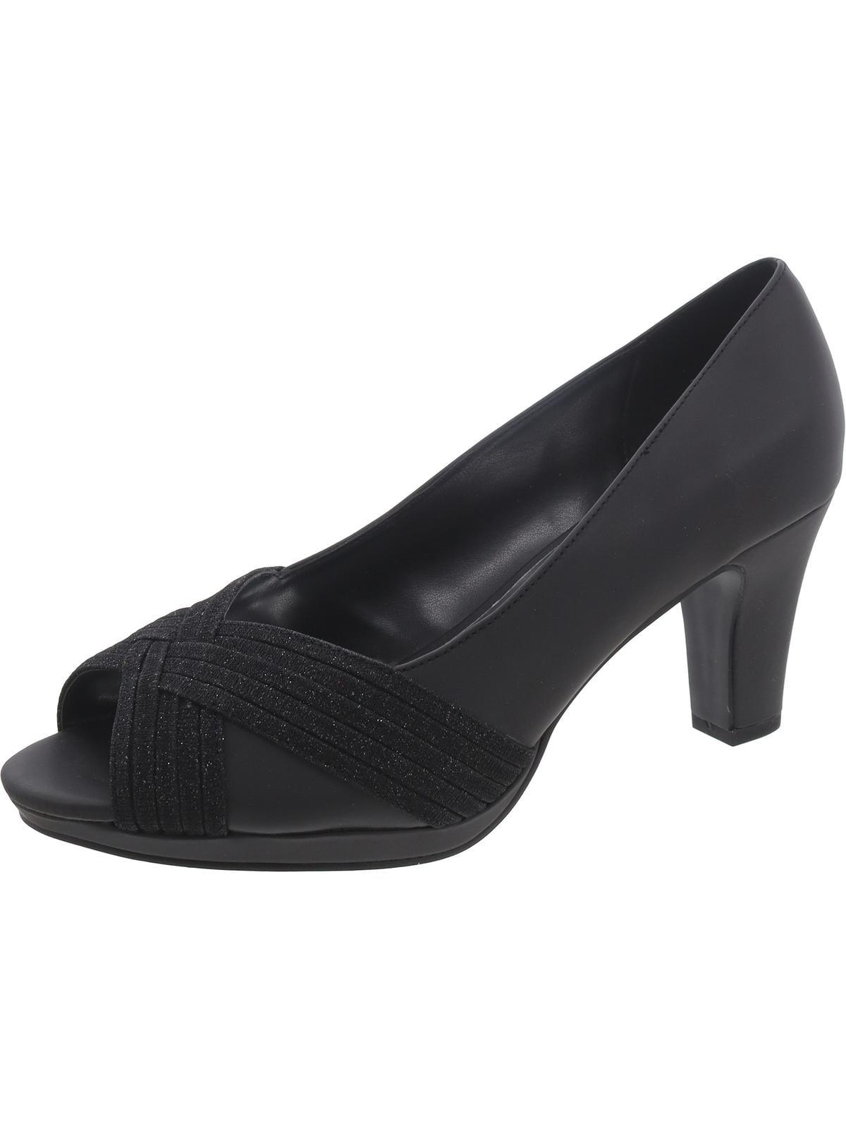 Easy Street Womens LAVISH Peep Toe Slip On Pumps - Walmart.com