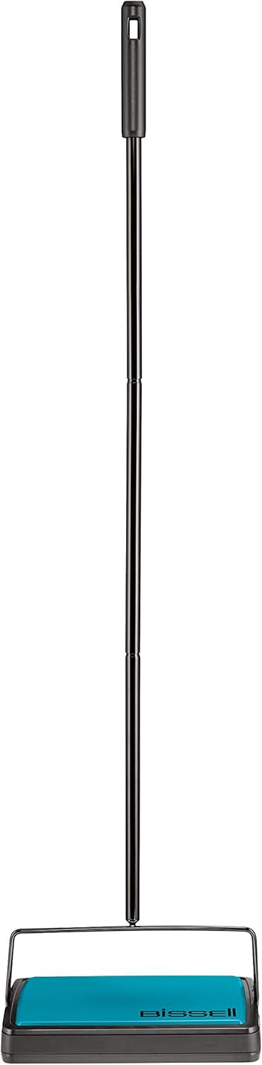 Easy Sweep Compact Carpet & Floor Sweeper, 2484A, Teal - Walmart.com