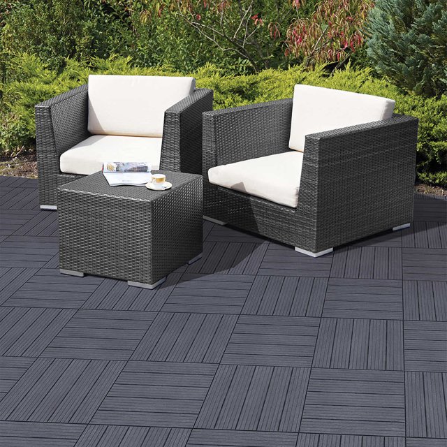 Easy Tile Cosmo Deck Slate Flooring Tile(Pack of 10) - Walmart.com