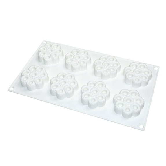 Easy To Clean Silicone Tarts Molds For 8 Raspberry Dessert Multipurpose ...