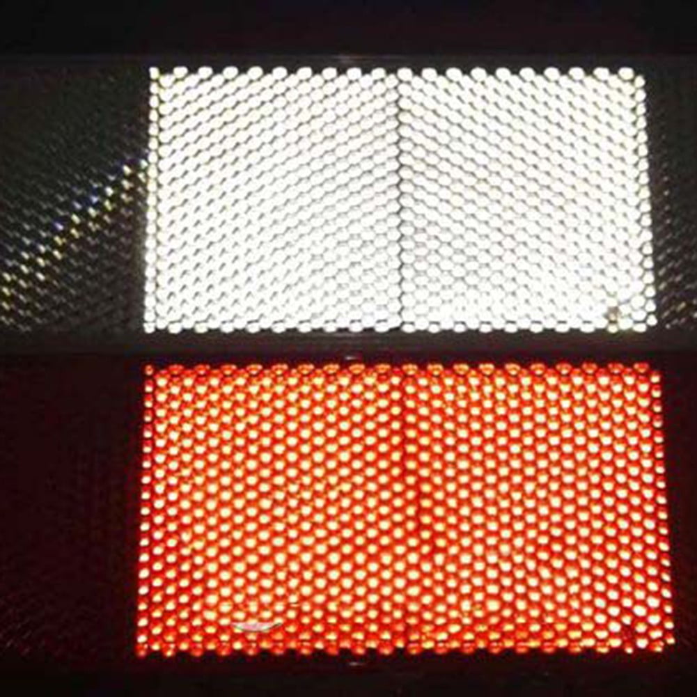Easy To Install Rectangle Reflective Plate Stickers For Increased ...