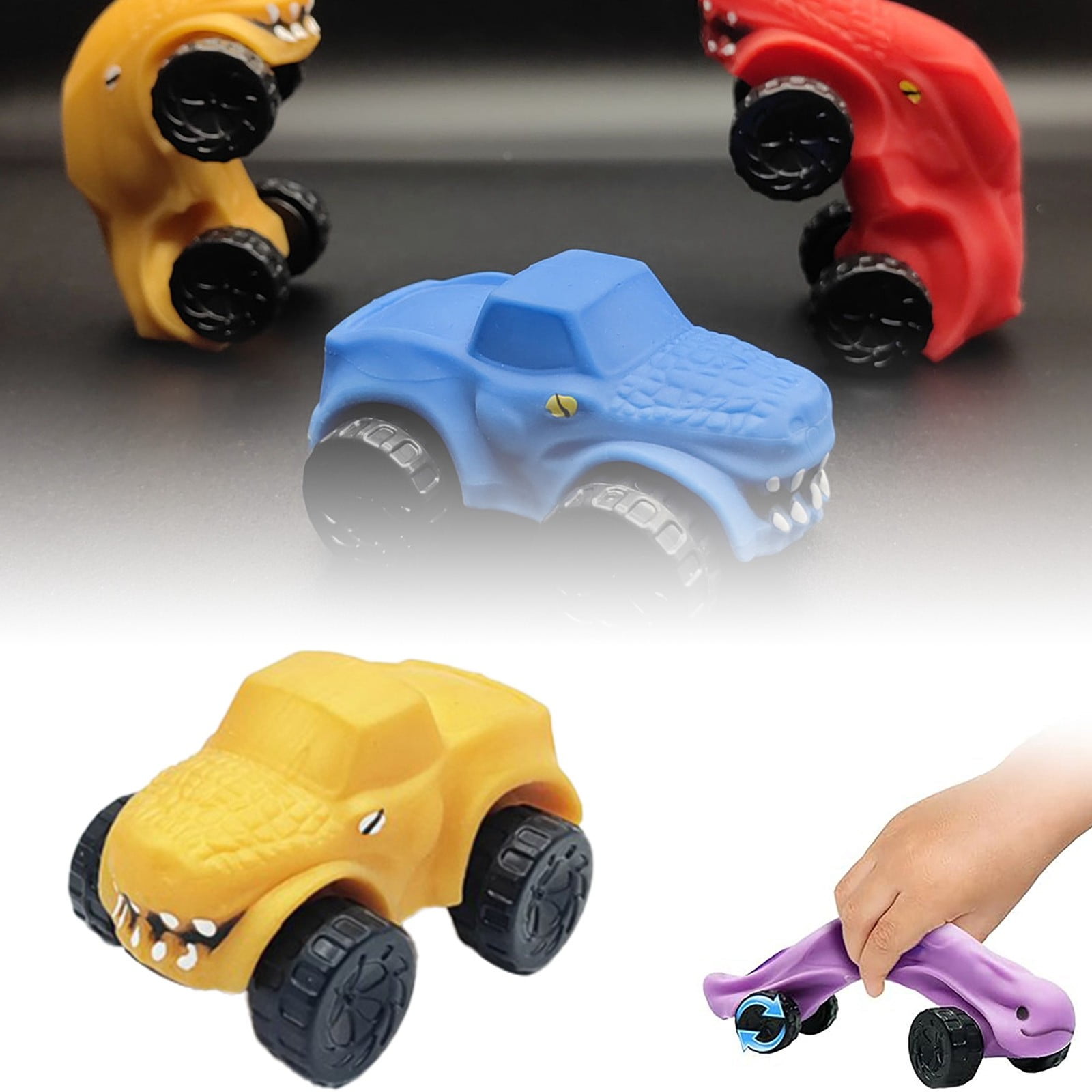 Easy To Knead And Deform Educational Toy Car Deformable Toy Soft Car ...