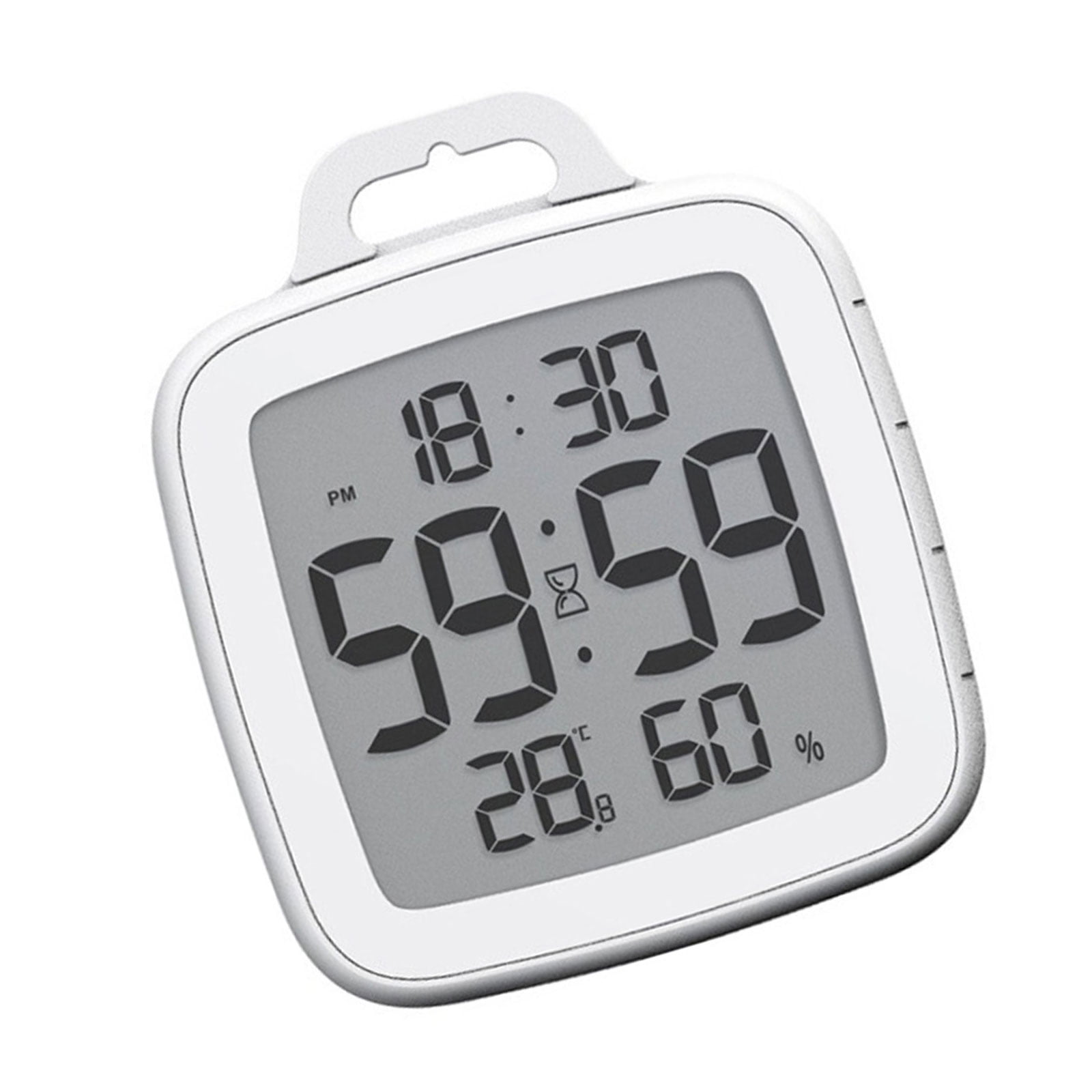 Easy To Read Bathroom Countdown Clock, Water Resistant with Temperature ...