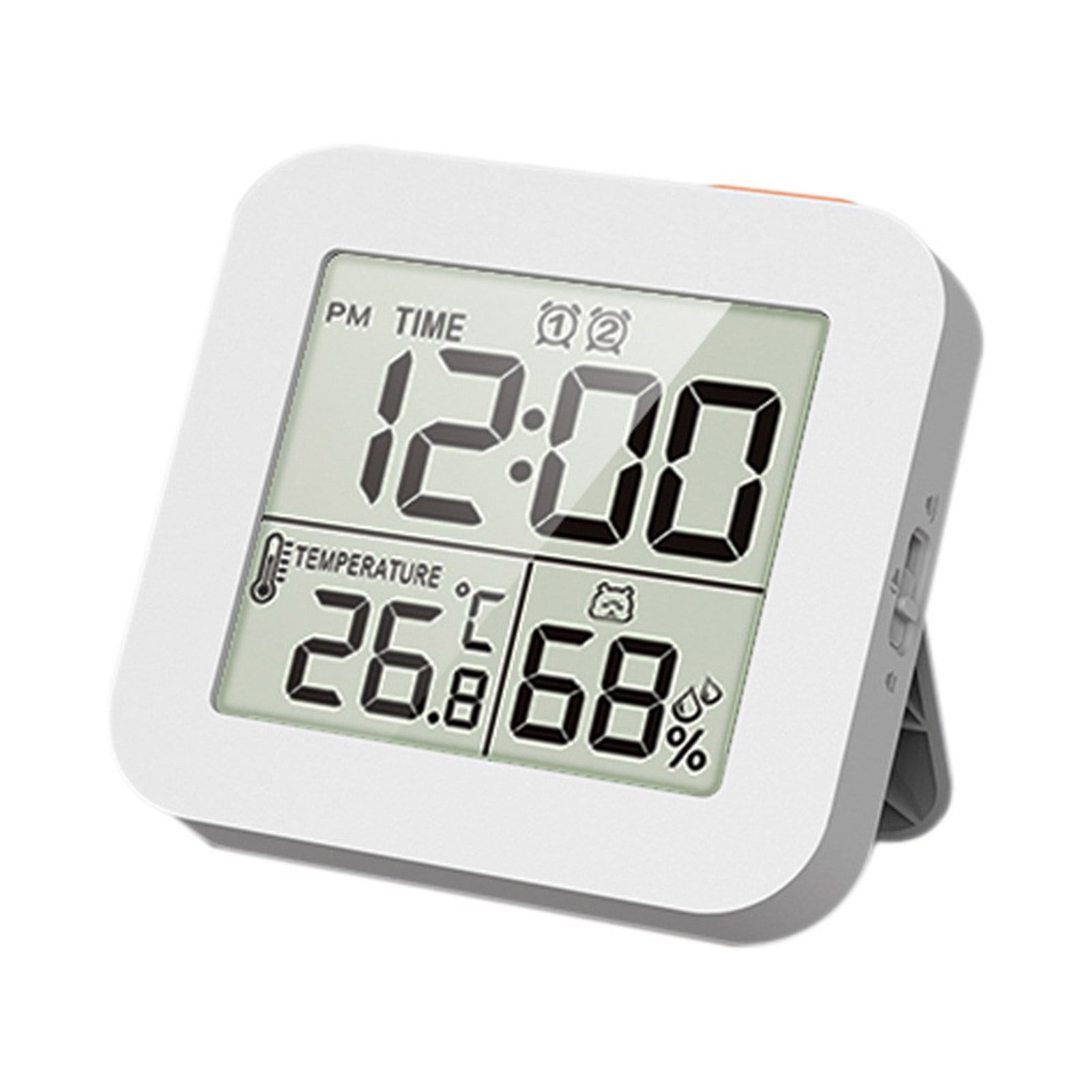 Easy To Read Operated Alarm Clock Desk Clock with Temperature and ...