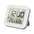 Easy To Read Operated Alarm Clock Desk Clock with Temperature and ...