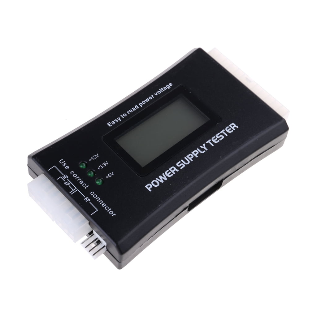 Easy To Use Computer Power Supply Tester With Clear LCD Display No ...
