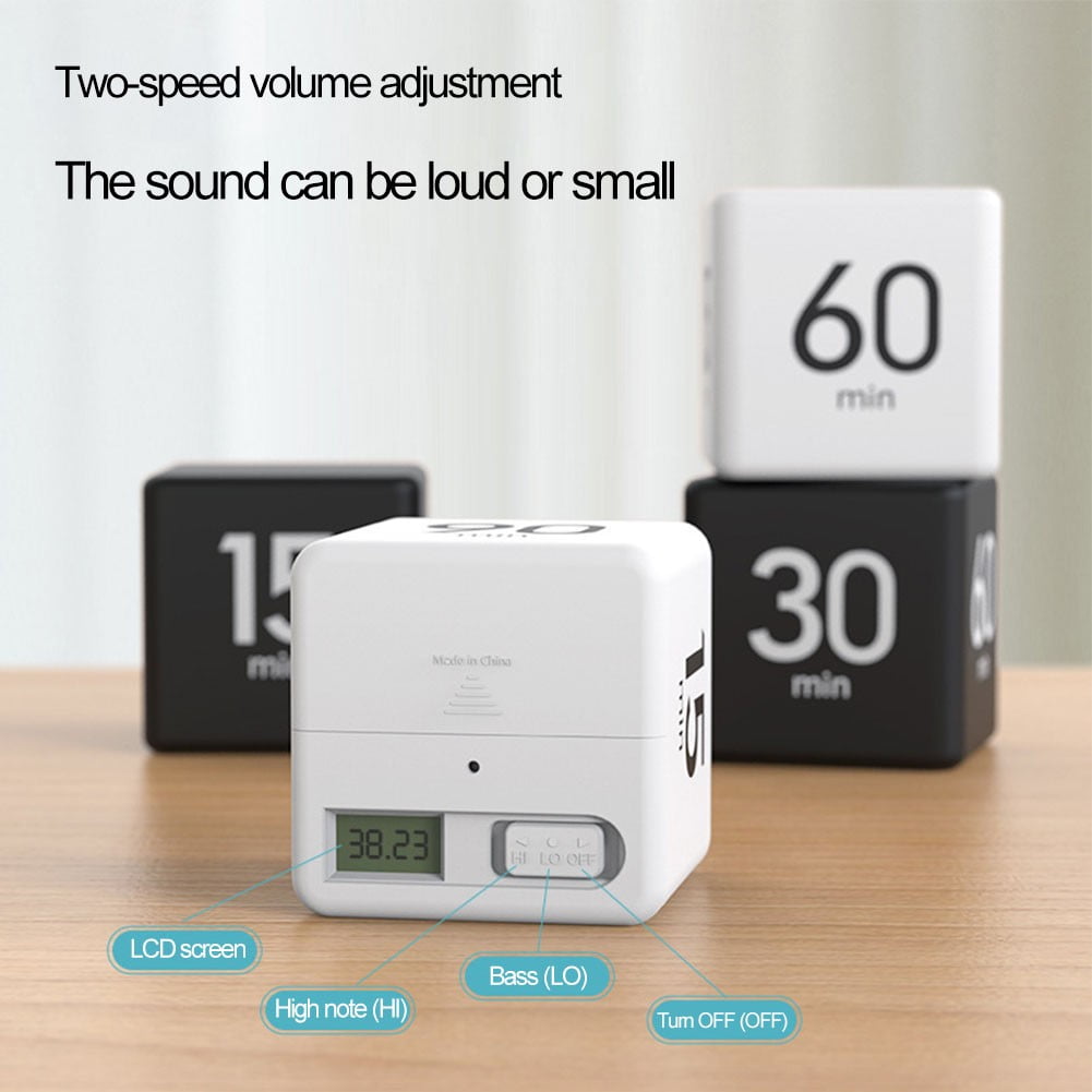 Easy To Use Cube Timer for Precise Time Management,Perfect for Cooking ...